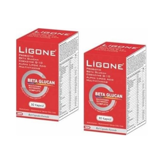 Ligone Beta-Glucan Probiotic Multivitamin 30 Tablet 2 Kutu Fiyatı