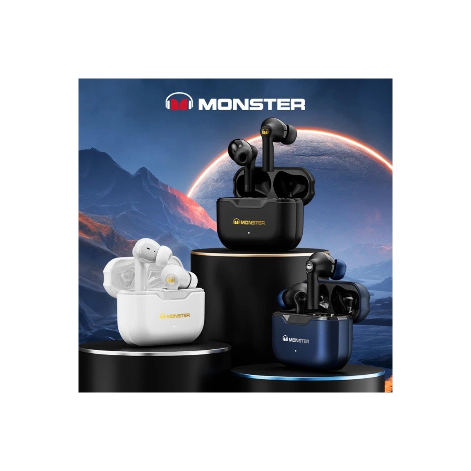 Monster Airmars XKT02 Kablosuz Kulaklık Siyah Fiyatı