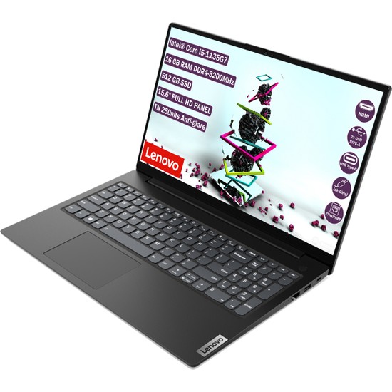 Lenovo V15 G2 Itl Intel Core™ I5-1135G7 16 GB 512 GB SSD Freedos 15,6 ...