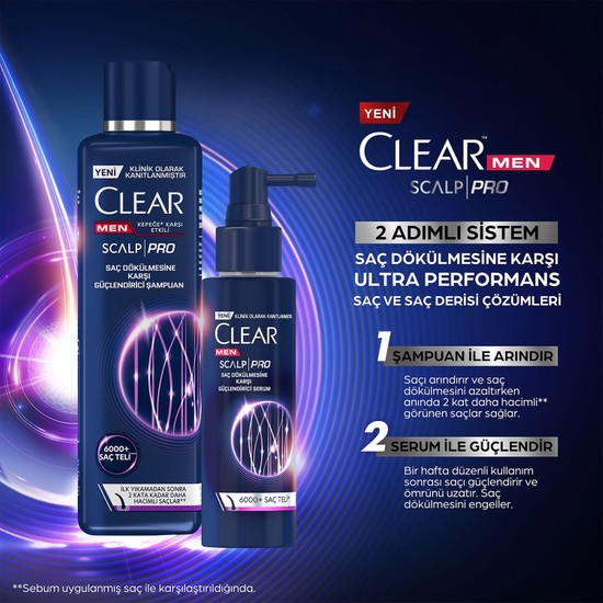 Clear Men Scalp Pro Güçlendirici Serum Saç Dökülmesine Karşı Fiyatı