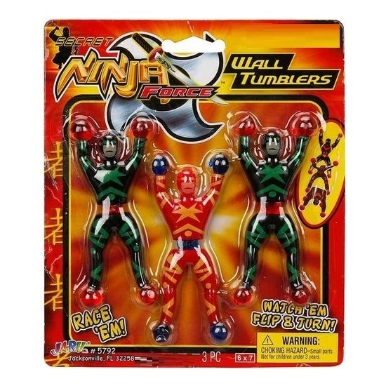 Kuzey Oyuncak 3 Adet Cama Duvara Yapışan Taklacı Savaşcı Fiyatı