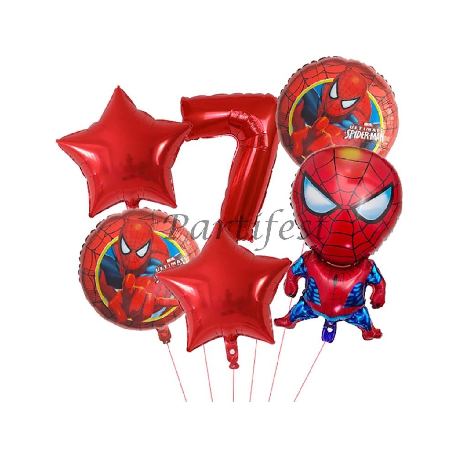 Parti Station Spiderman Örümcek Adam Balon Set Balon Folyo Set ...