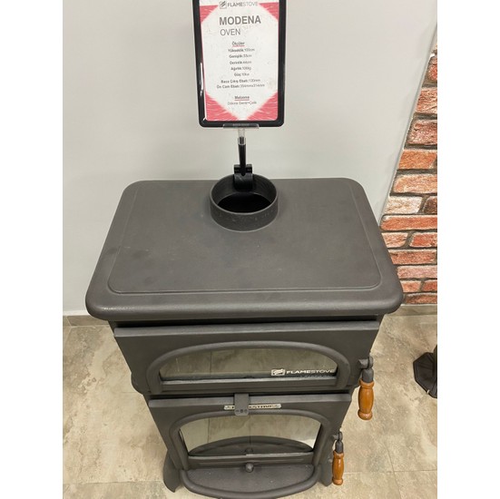Flame Stove Modena Oven Fırınlı Döküm Şömine Soba Fiyatı