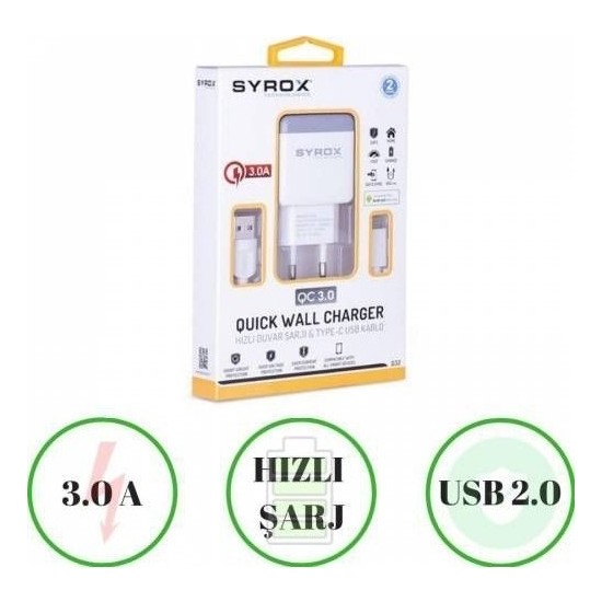 Omix X600 Hızlı Şarj Aleti Type C 18W 3A Şarj Set TYPE-C_Q32 Fiyatı