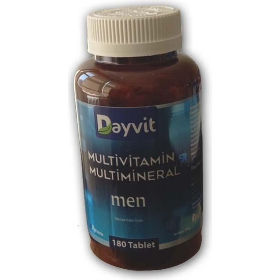 Dayvit Multivitamin Men 180 Tablet Fiyatı - Taksit Seçenekleri
