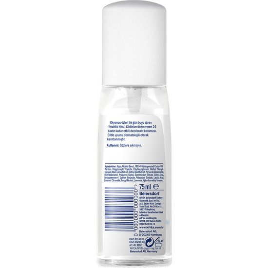 NIVEA Pump Deodorant Aile Paketi,Pump Sprey Fresh Kadın Fiyatı