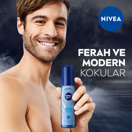 NIVEA Pump Deodorant Aile Paketi,Pump Sprey Fresh Kadın Fiyatı