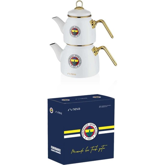 LİSANSLI FENERBAHÇE 1.KALİTE EMAYE ÇAYDANLIK SETİ Fiyatı