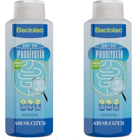 Bactolac Sıvı Probiyotik 1000 ml 2 Adet Fiyatı - Taksit Seçenekleri