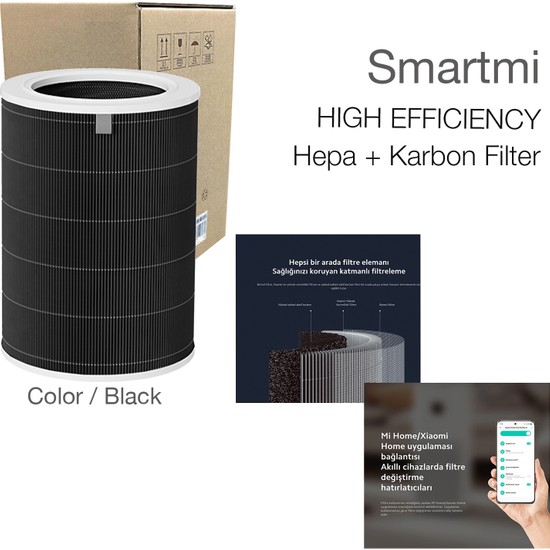 Smartmi / Mi Air Purifier 2h /2c /3h /3c/ Pro Filtre Siyah Fiyatı