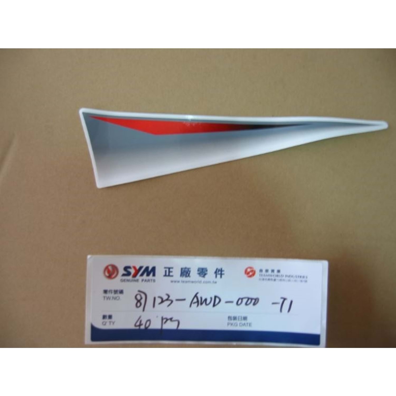 Sym Orbit 2 125 Sticker Grafik Ön Sağ 87123-AWD-000-T1 Fiyatı