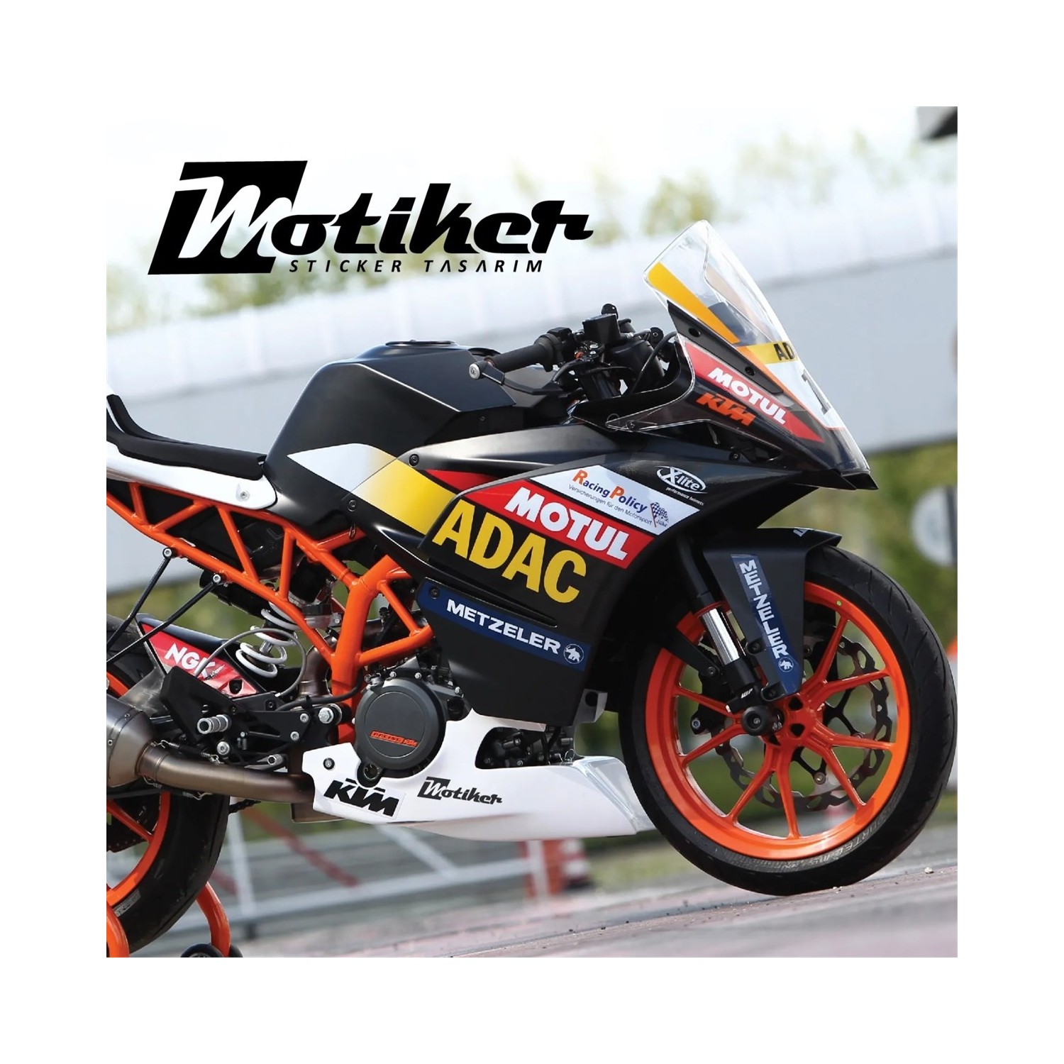 KTM Adac Ktm RC200-RC390 Sticker Etiket Modeli Fiyatı