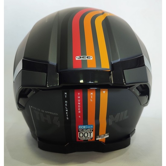 mt Kask Thunder 4sv Mıl C2 Mat Grey - Iç Güneş Vizörlü Fiyatı