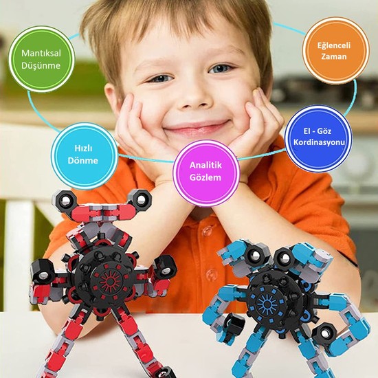 MEGA Transforming Fidget Spinners Dönüştürülebilir Zincir Fiyatı
