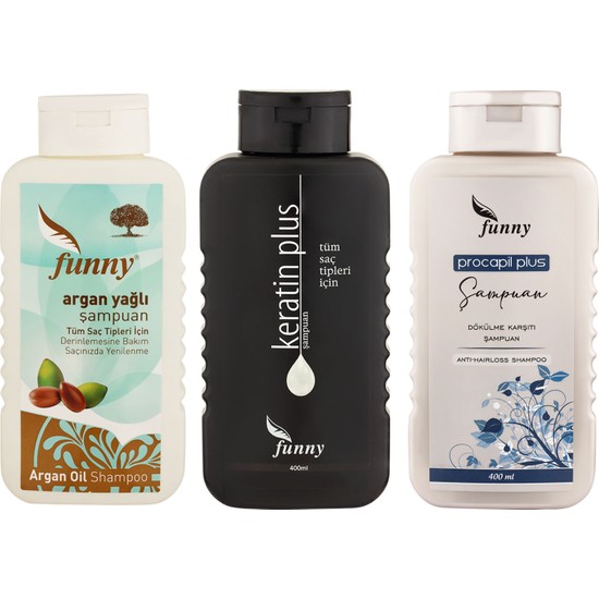 Funny Dökülme Karşıtı Argan Şampuan , Keratinli Şampuan ve Fiyatı