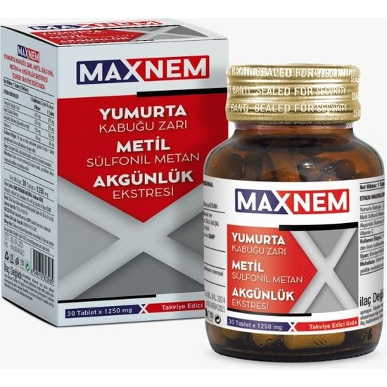 Maxnem 30 Tablet Fiyatı, Taksit Seçenekleri ile Satın Al