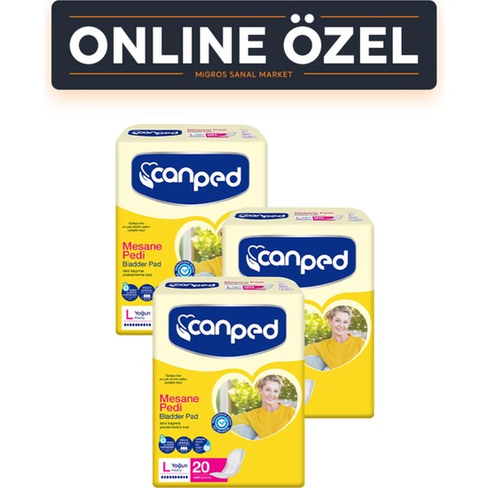 Canped Mesane Pedi Yoğun Online Paket 60'lı Fiyatı