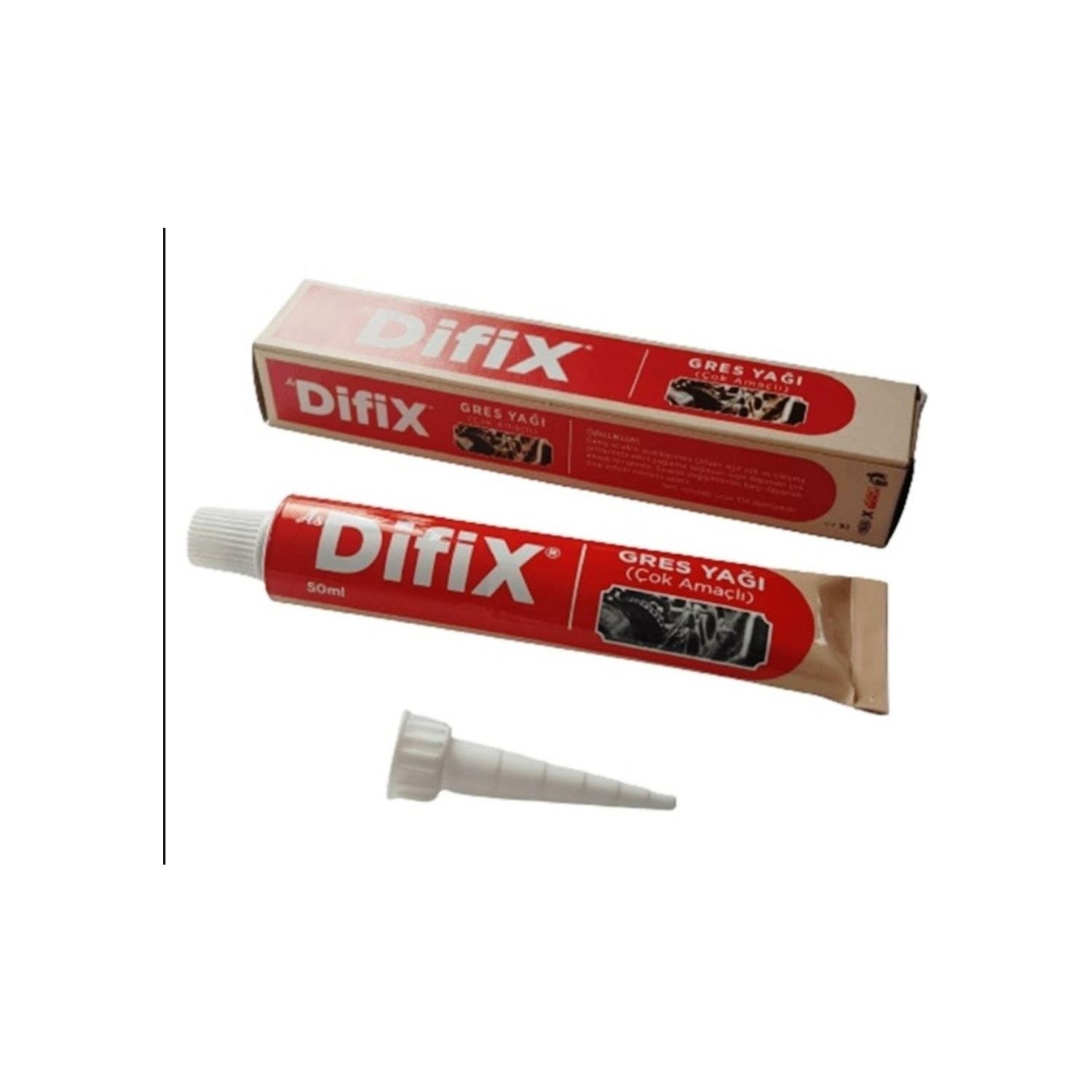 Difix Tüp Gres Yağı Çok Amaçlı Pratik Kullanım Için 50 ml Fiyatı
