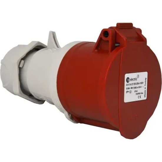 Tp Electric Cee Norm Trifaze Fiş ve Priz Serisi (IP44) (3p+E Fiyatı