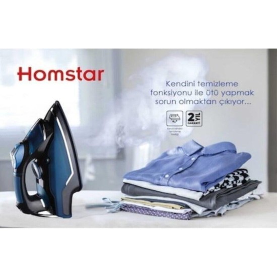 Homstar 2200 W Buharlı Ütü HS-128 Fiyatı - Taksit Seçenekleri