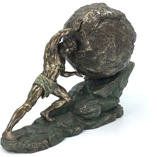 It-Sold Mitolojik Kral Cezalı Sisyphus Biblosu | Sisifos Heykeli ...