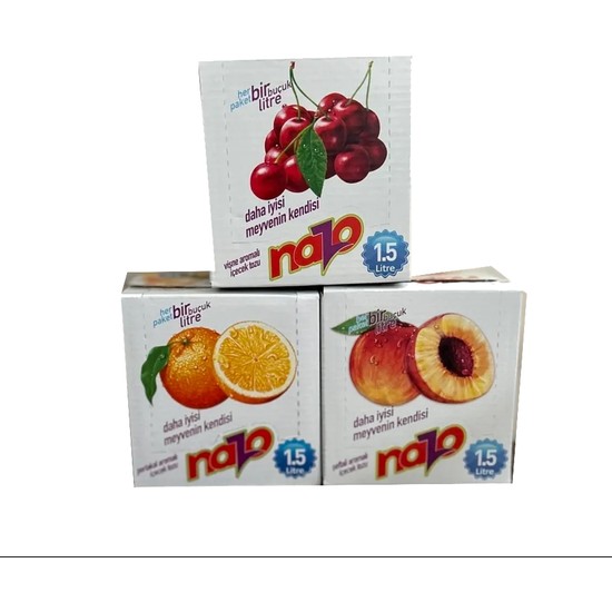 Nazo Toz İçecek Şeftali&portakal&vişne 24'lü x 3 Fiyatı