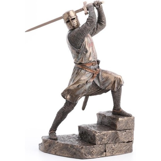 Veronese Collection Bronz Renk Haçlı Tapınak Şovalyesi 31CM Fiyatı
