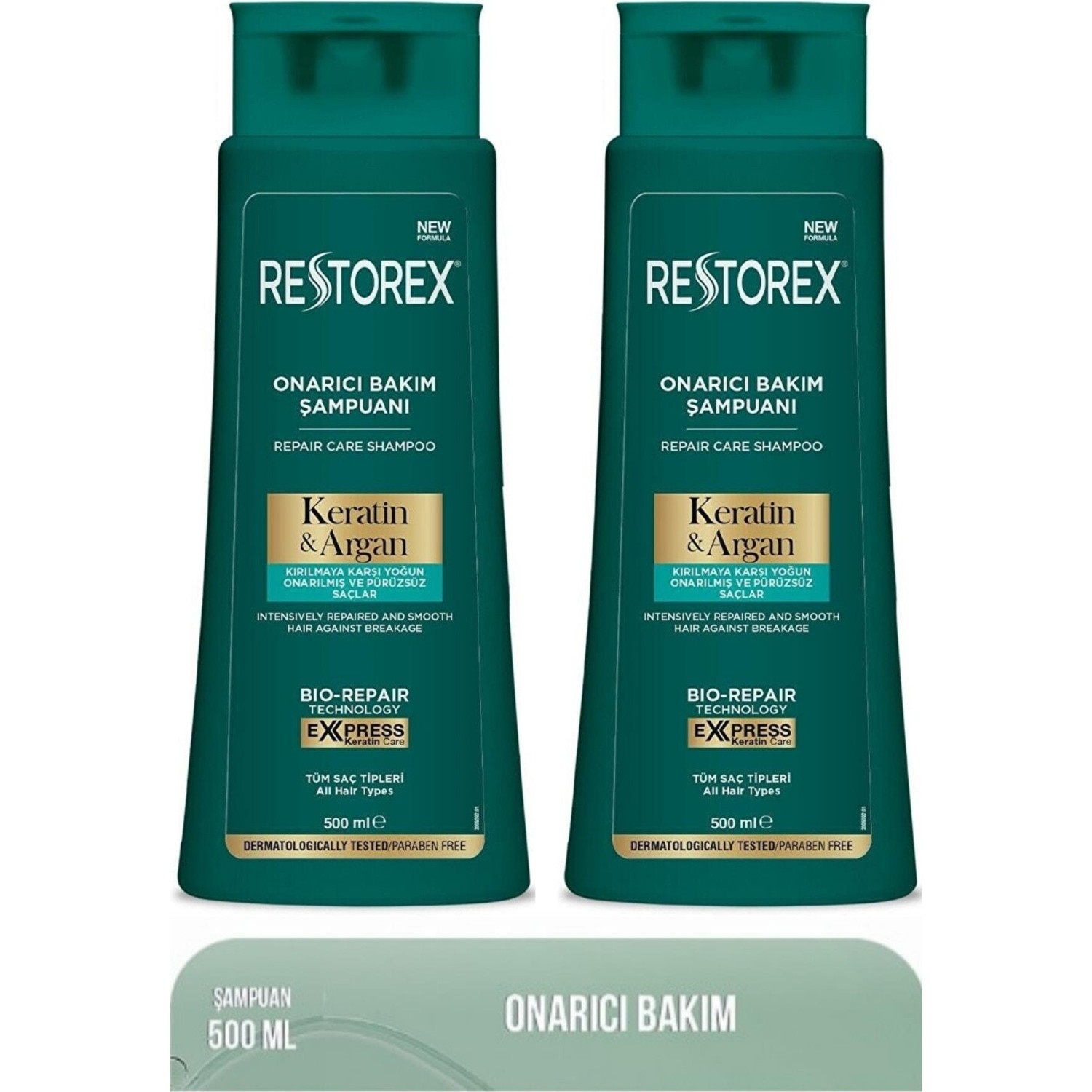 Restorex Keratin & Argan Şampuan 500 ml 2 Adet Restorex Fiyatı