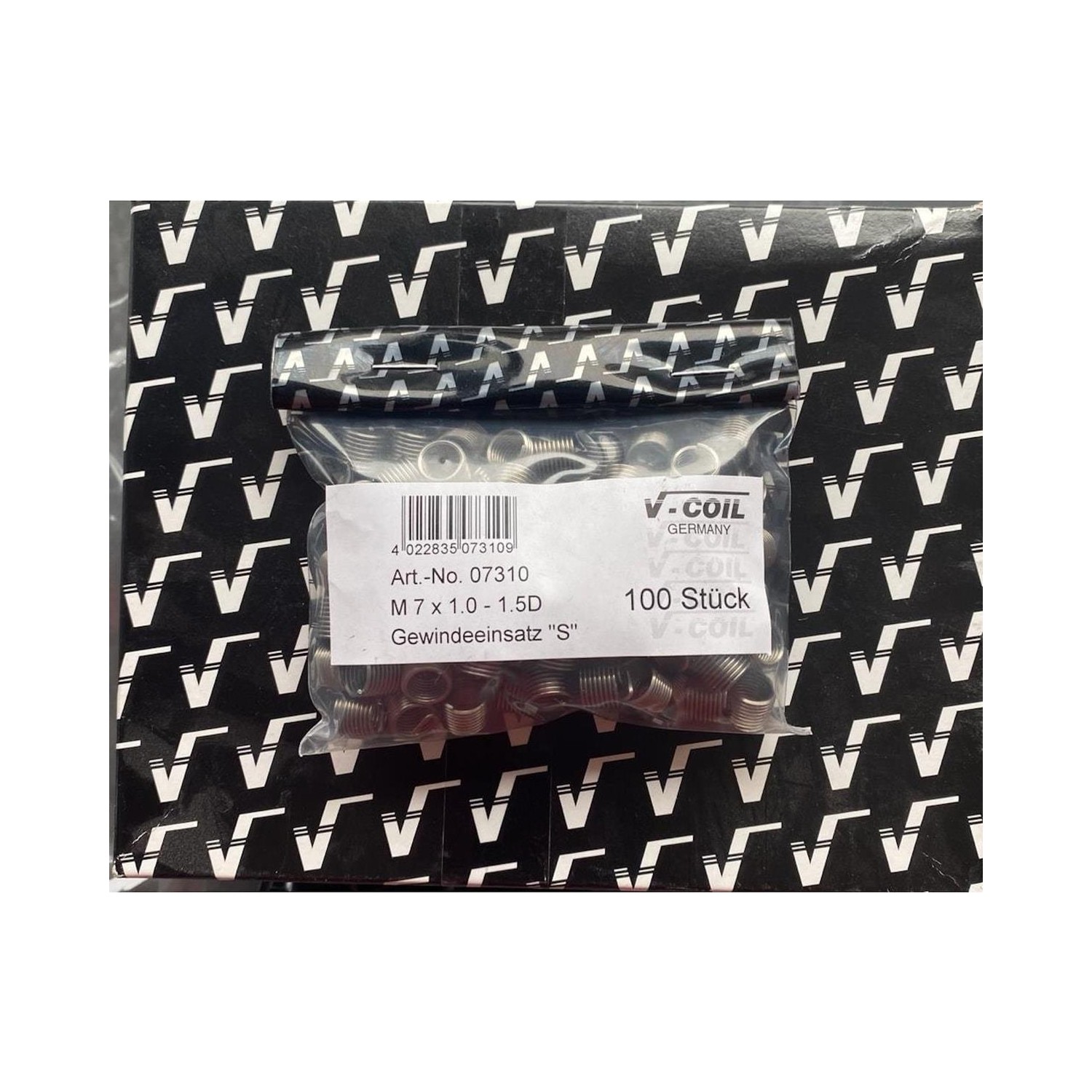 Völkel M7X1.0-1.5D Helicoil Yay V-Coıl Germany 100 Adet Fiyatı