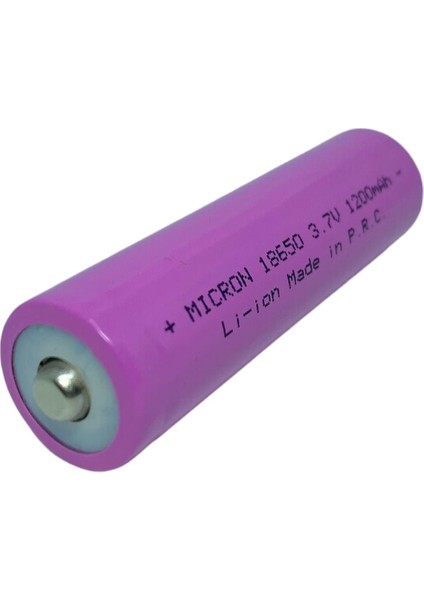 Micron 18650 Lityum Pil (Batarya) 1200 Mah (Amper) 3.7 V ( Fiyatı