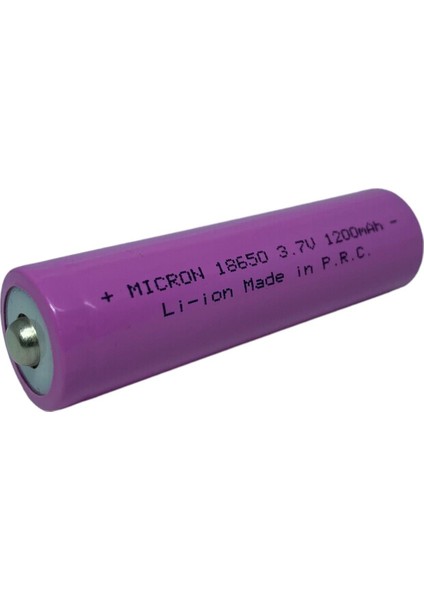 Micron 18650 Lityum Pil (Batarya) 1200 Mah (Amper) 3.7 V ( Fiyatı