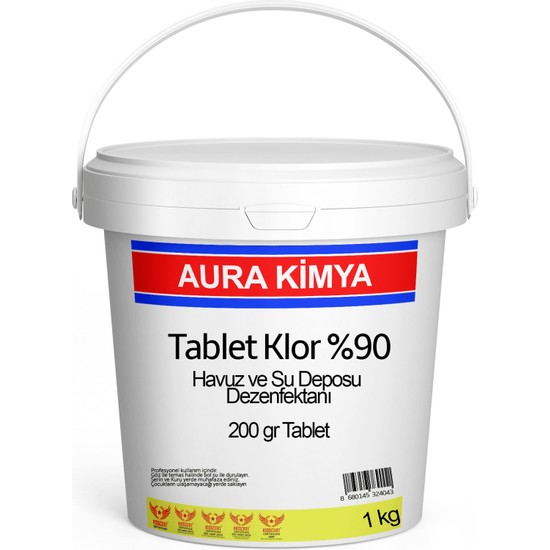 Aura Tablet Klor % 90 1 kg Crystal Pool Fiyatı - Taksit Seçenekleri