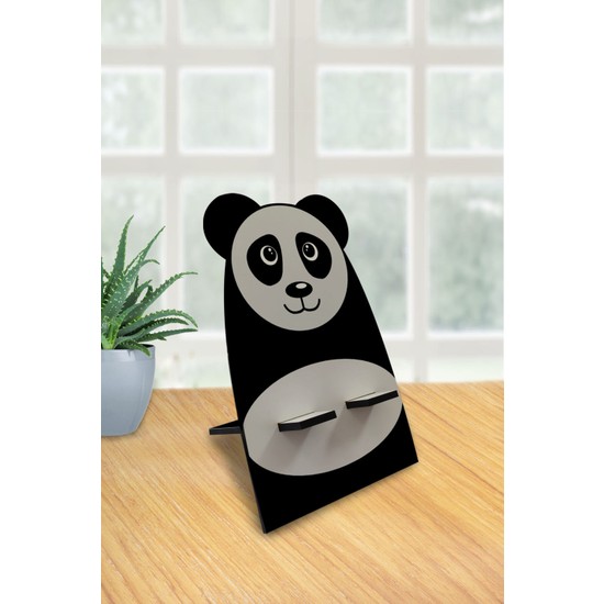 Flipped Panda Telefon & Tablet Tutacağı Ahşap Masaüstü Fiyatı