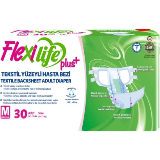 Marka Flexi Life Plus Hasta Bezi Medium Beden 30'lu Fiyatı