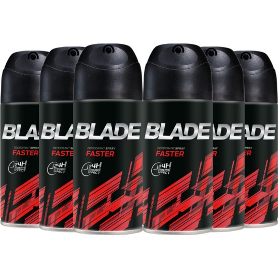Blade Faster Erkek Deodorant 6 x 150 ml - OnuAl Fiyat Arşivi