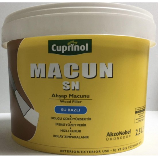 Cuprinol Marshall Cuprınol Sn Ahşap Macun Dolgu Macunu 2,5 Fiyatı