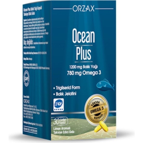 Ocean Plus 1200 Mg 30 Kapsül Balık Yağı Fiyatı - Taksit Seçenekleri