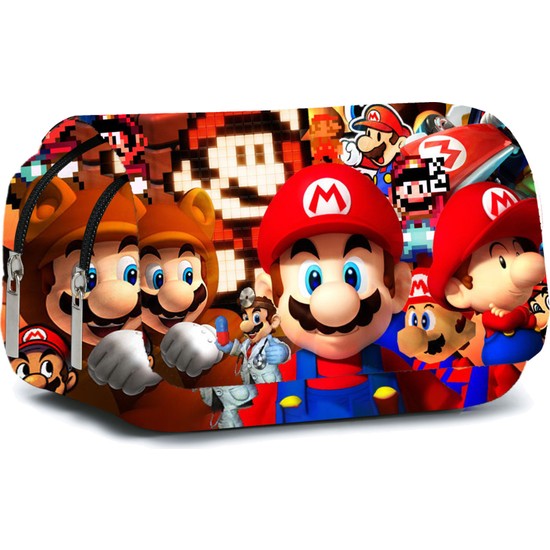 Running Tiger Mario Sevimli Büyük Kapasiteli Kalem Kutusu Fiyatı