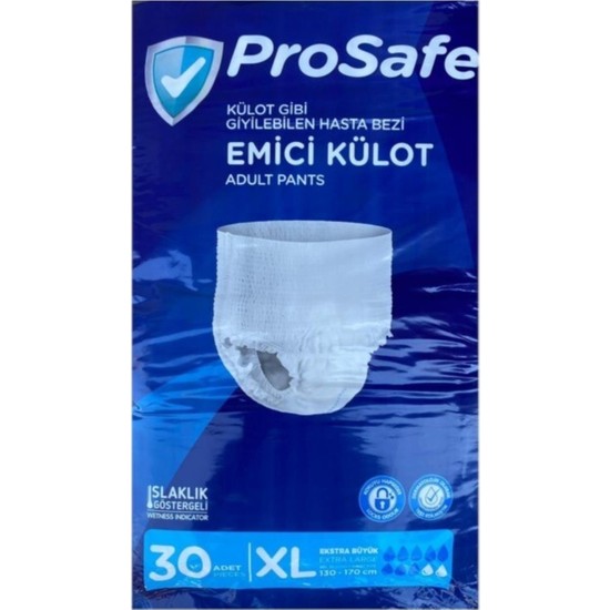 Prosafe Yetişkin Emici Külot Hasta Bezi Xl Extra Büyük 30 Fiyatı