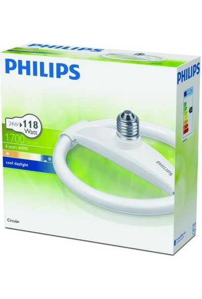 Philips Circular E27 Duylu 24W - Beyaz Işık Philips Circular E27 Duylu 24W - Beyaz Işık