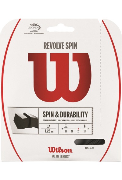 Wilson Kordaj Revolve Spın 17 Set Bk (Wrz958900) Wilson Kordaj Revolve Spın 17 Set Bk (Wrz958900)
