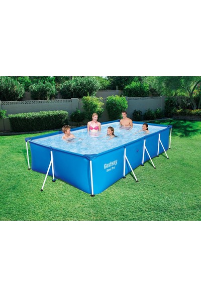 Bestway Prefabrik Dikdörtgen Havuz  400 Cm X 211 Cm X 81 Cm 56405
