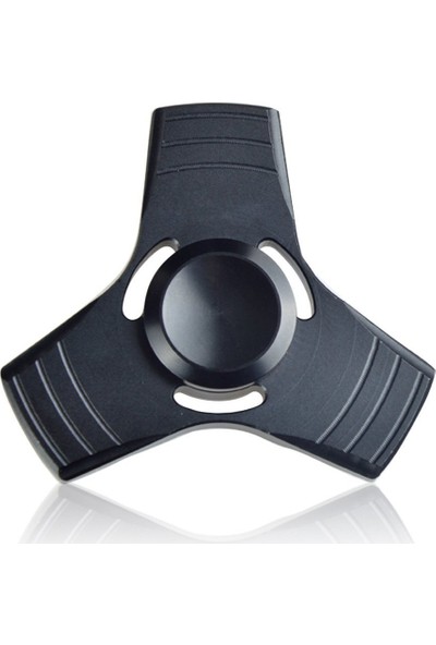 Ceptoys Stres Çarkı Üçlü Metal Hand Spinger Siyah