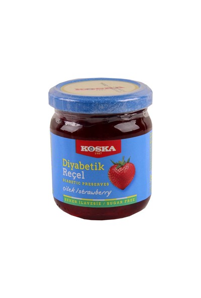 Koska Diyabetik Çilek Reçeli 240 gr Koska Diyabetik Çilek Reçeli 240 gr