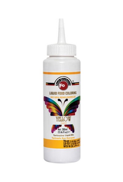 Fo Food Gıda Boyası Sarı 280 ml Fo Food Gıda Boyası Sarı 280 ml
