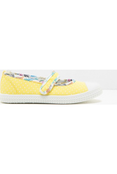 Koton Kız Çocuk Bacıksız Ayakkabı Sarı