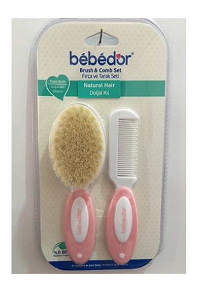 Bebedor 573 Doğal Saç Fırçası Ve Tarak Seti
