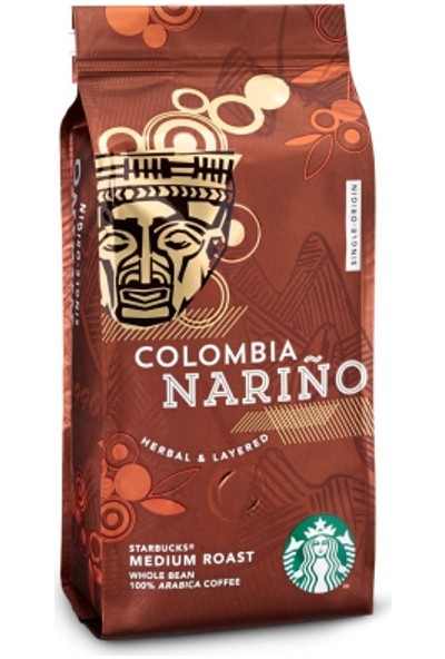 Starbucks Colombia Narino %100 Arabica Çekirdek Kahve 250 Gr