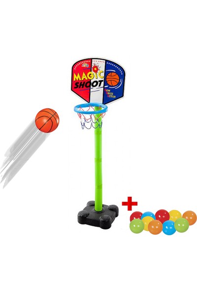 Trend Magic Shoot Ayaklı Basket Potası + 10 Oyun Topu Trend Magic Shoot Ayaklı Basket Potası + 10 Oyun Topu