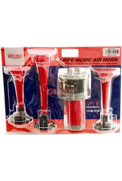 Nettedarikcisi Oto Korna 12V 3Lü Havali Motorlu